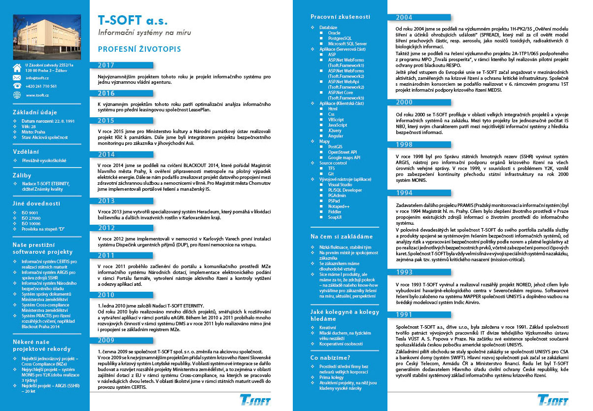 zivotopis_tsoft | T-SOFT